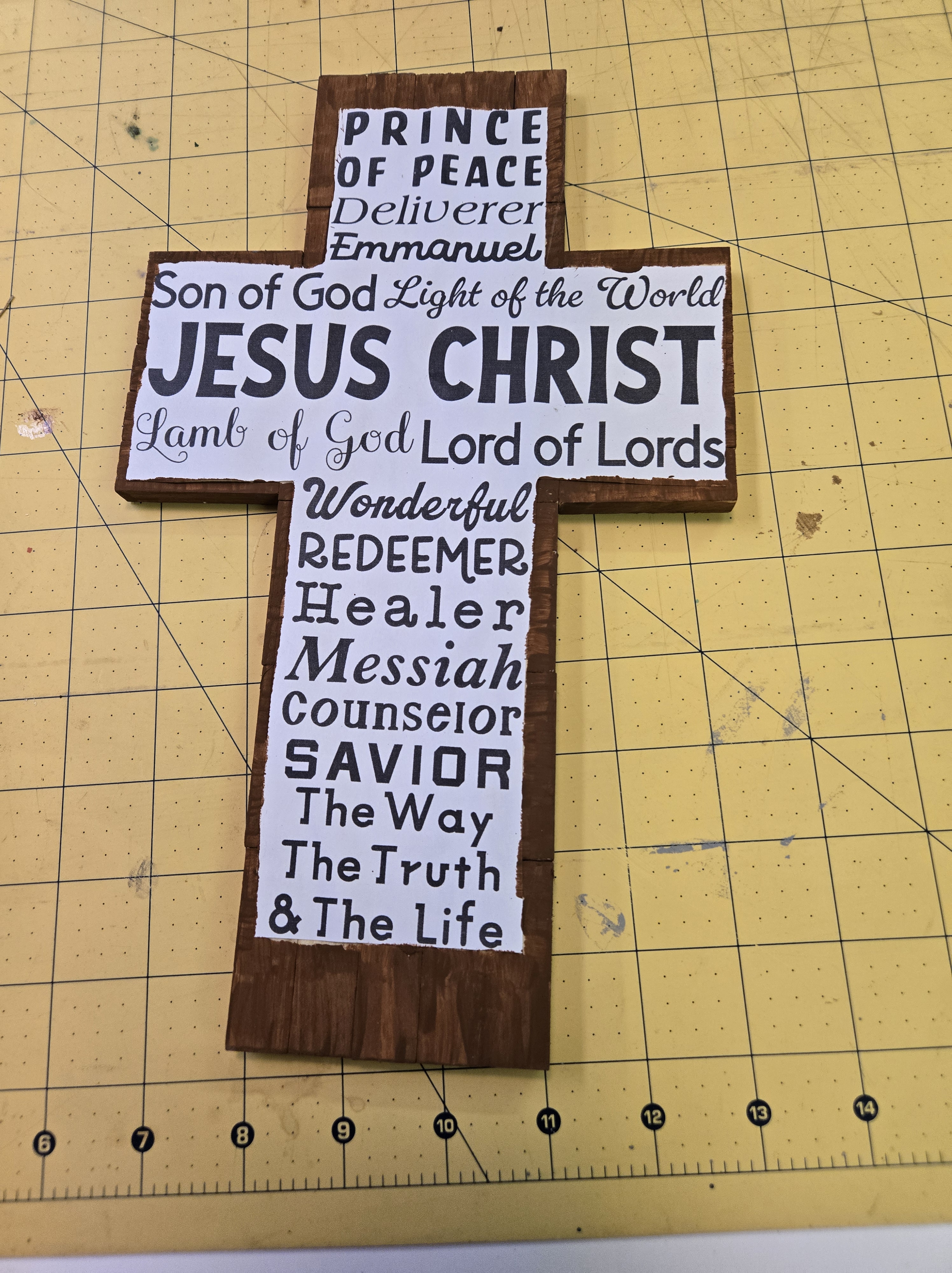 BLOCK CROSS – Kincaid Special Kreations